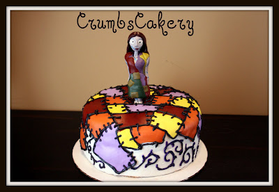 CrumbsCakery: Nightmare Before Christmas Cake - Sally