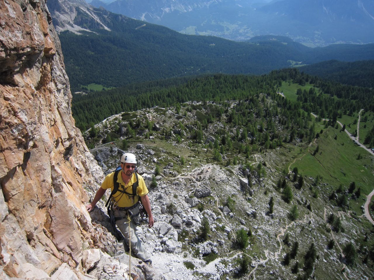 Luc and Cassy: Climbing Cinque Torri