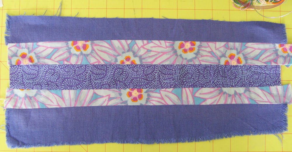 Sweetbriar Studio Sewing: Making (wacky) Fabric from (ordinary) Fabric