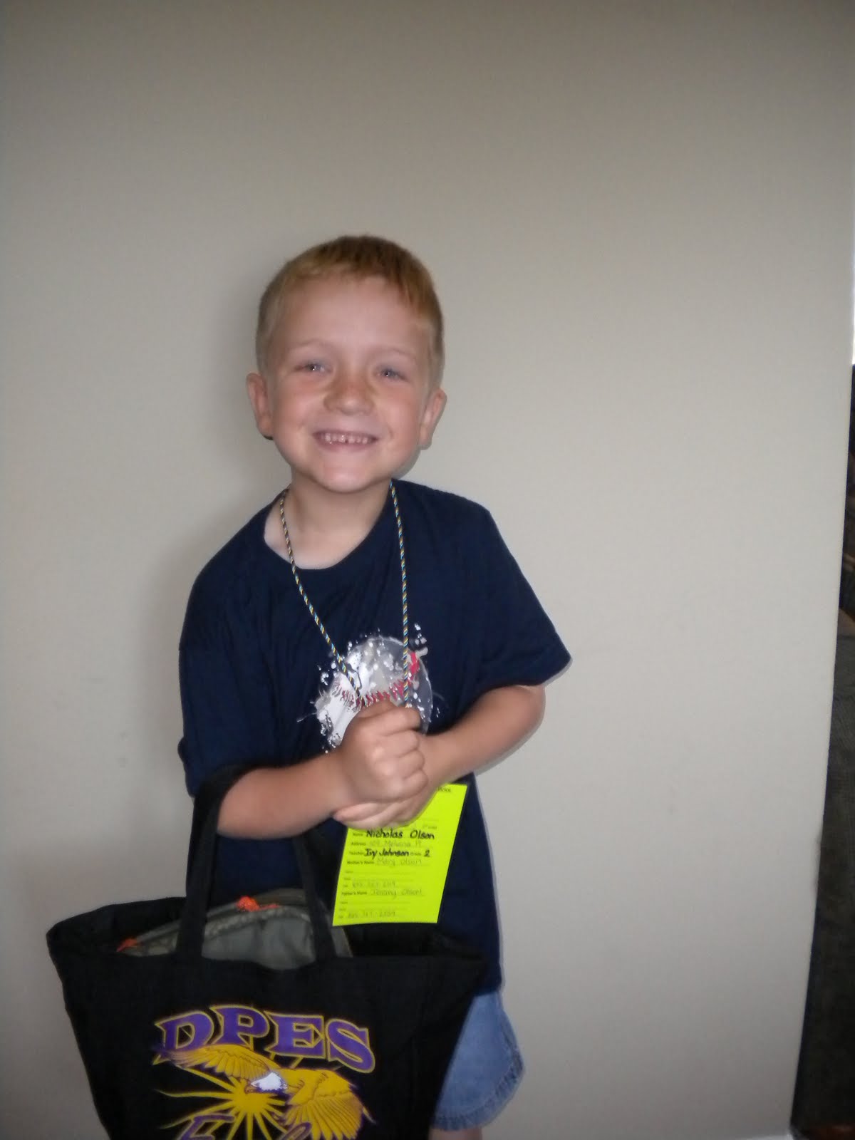 My Three Olson Boys: Nick's First Day of 2nd Grade