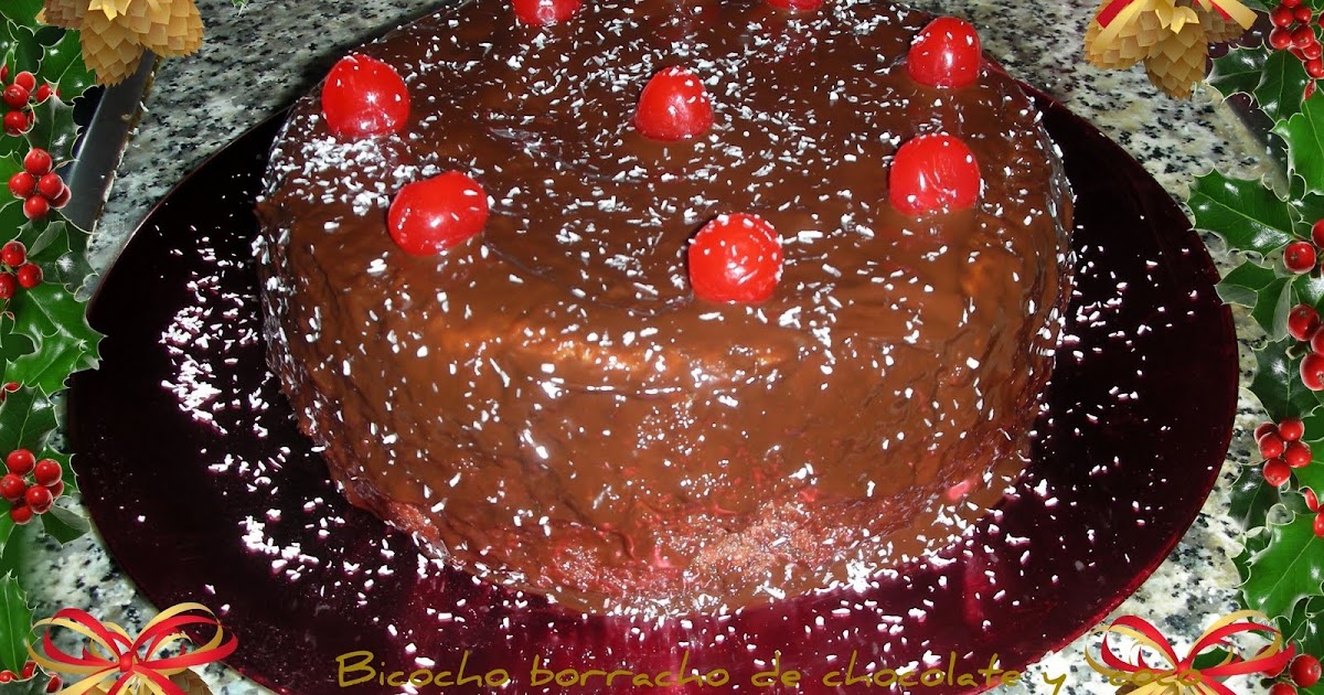 Pedacitos De Mi Cocina Bizcocho Borracho De Chocolate Y Coco