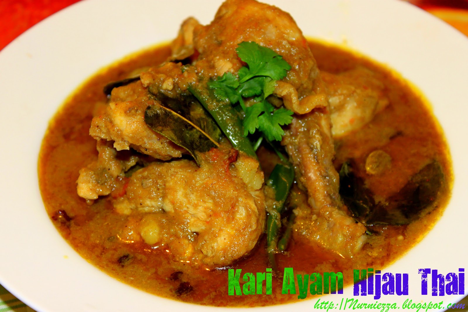 Our Journey Begins: Kari Ayam Hijau Thai