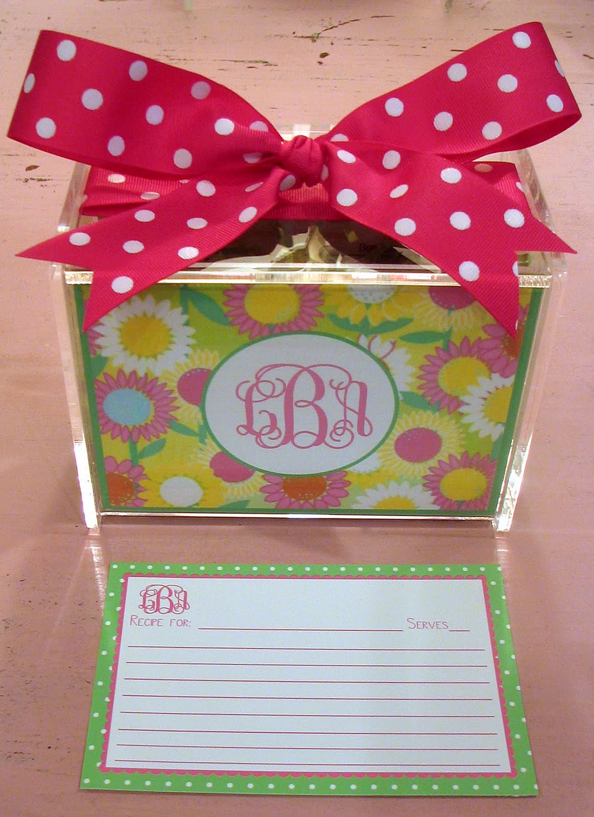 Preppy Paper Girl: Preppy Lilly Recipe Boxes!