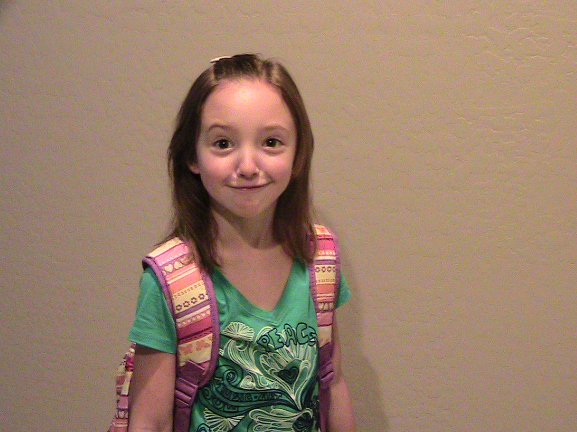 Tori's Stories: First Day of 2nd Grade