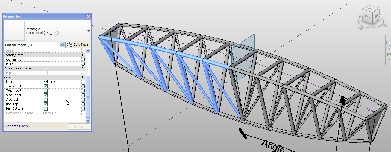 BIM Troublemaker: Parametric Trusses via Curtain Panels 02: Arch Trusses