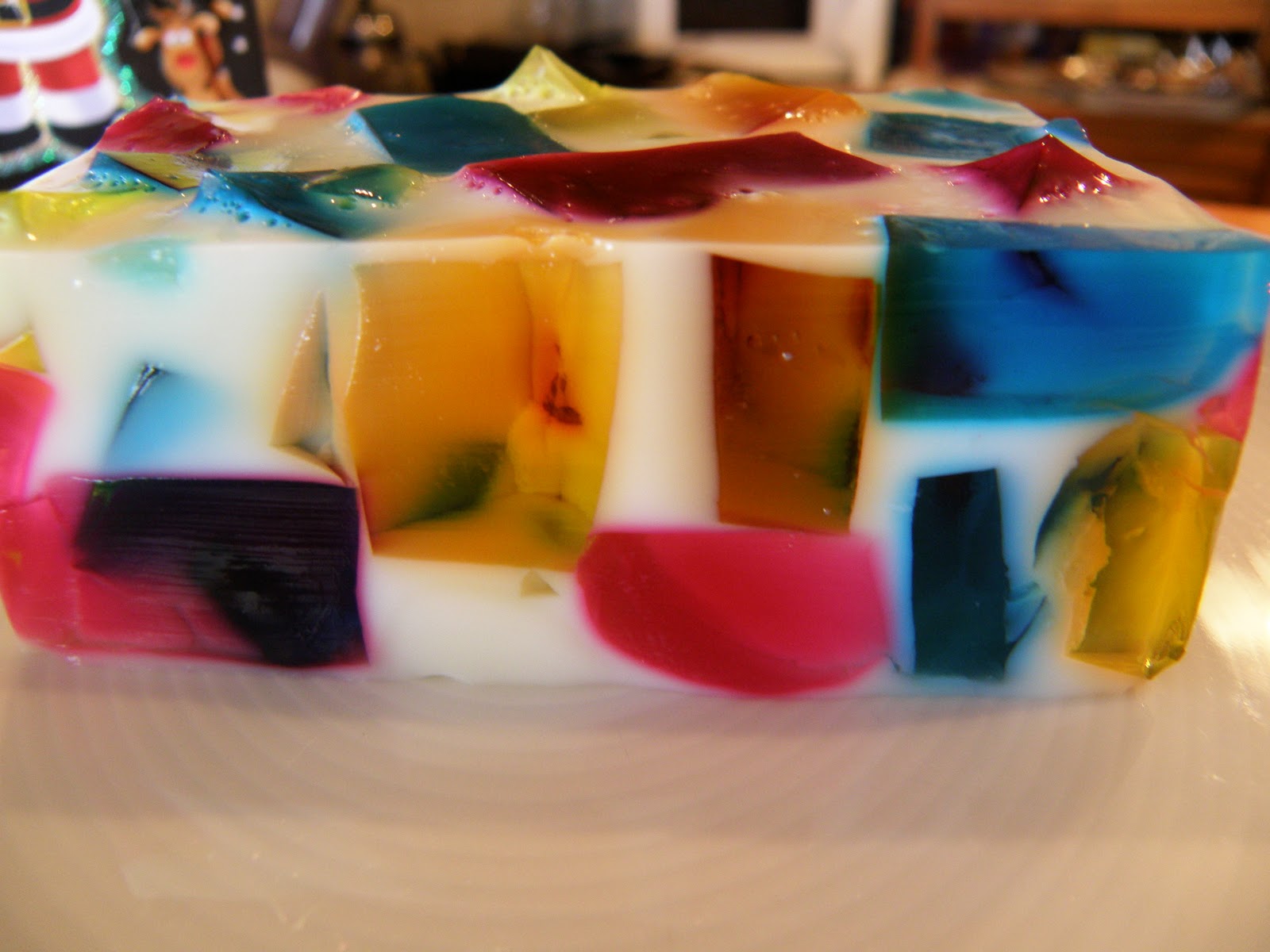 It's all about family and food: Stained Glass Jelly for Christmas Day