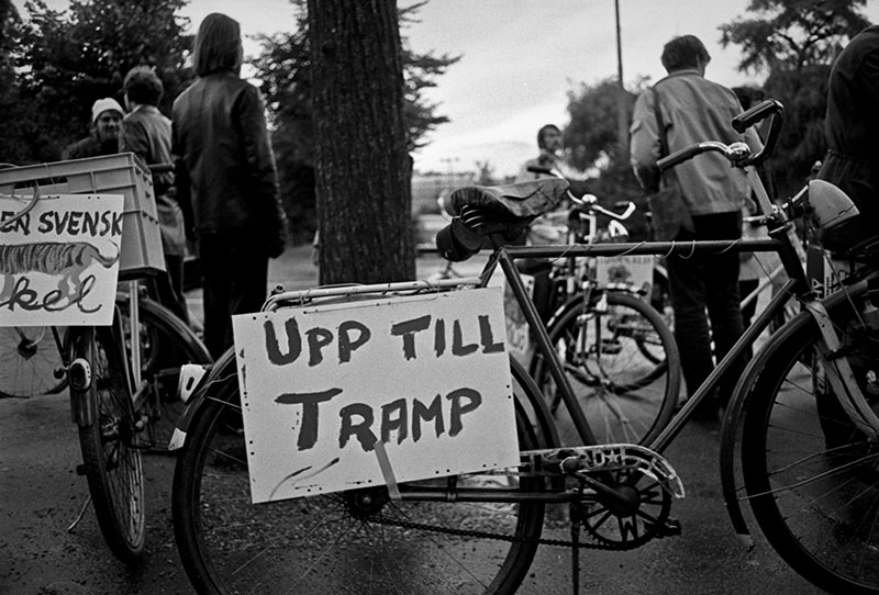 Bicycle Protest in Stockholm 1972
