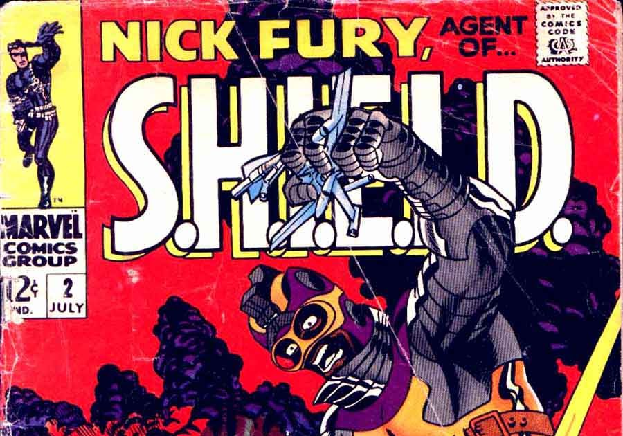 Nick Fury, Agent of Shield #2 - Jim Steranko art & cover - Pencil Ink