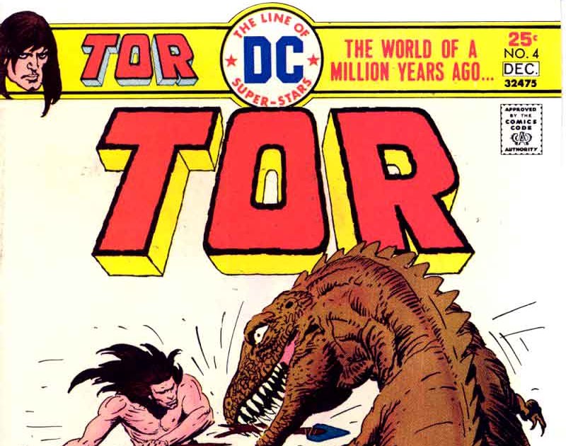 Tor v2 #4 - Joe Kubert cover, art & reprints - Pencil Ink