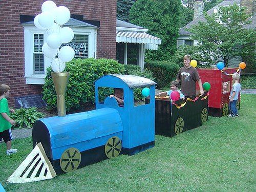 Tren de cartón. Juguetes de cartón. | Ideas y material gratis para ...