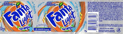 El mundo de las etiquetas: Fanta Light