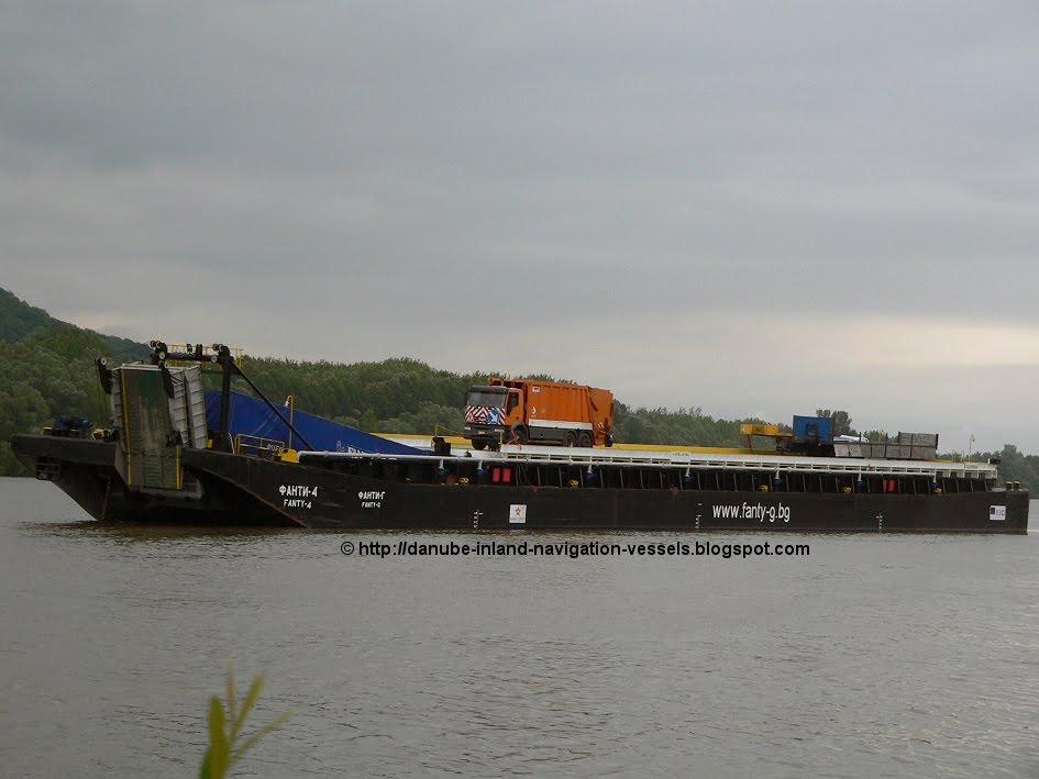 Danube River Inland Water Cargo Vessels: VIDIN (04804350) & RoRo-Barge ...