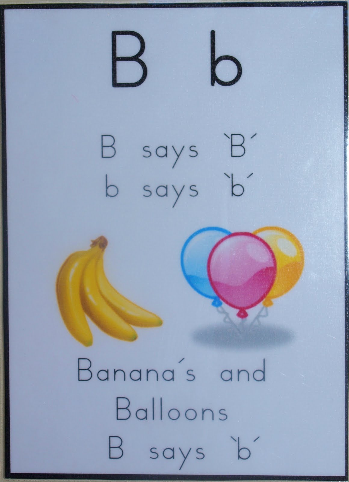 Lets Learn Letters: Letter B