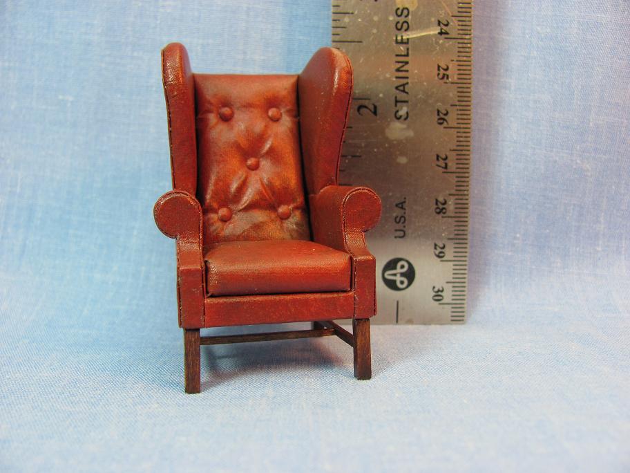 Dollhouse Miniature Furniture - Tutorials | 1 inch minis: Ben's Chair