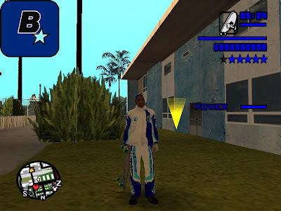 GTA Brasil Team - Agasalho Mafia Azul