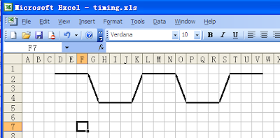 Eyoka Since 2001: Use Excel Borders to Draw Timing Diagram