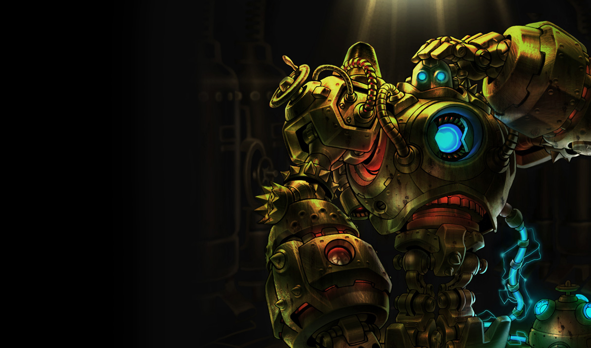 League of Legends Wallpaper: Blitzcrank - The Great Steam Golem