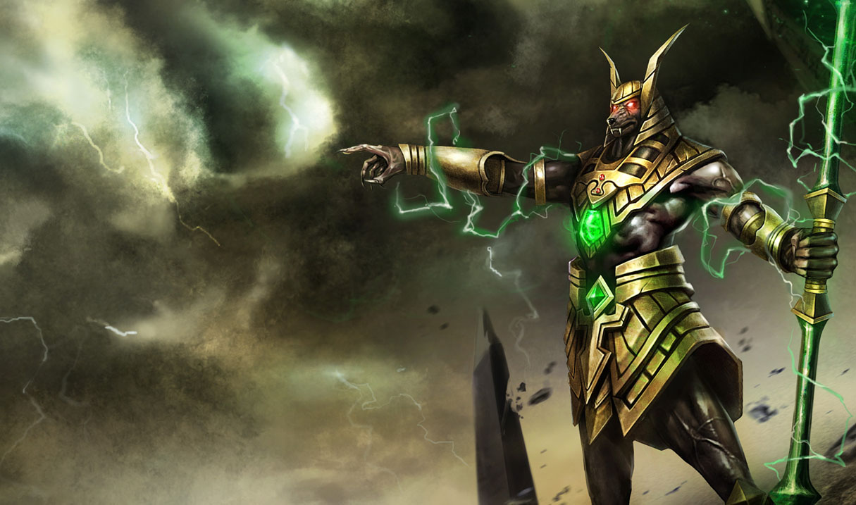 League of Legends Wallpaper: Nasus - The Curator of the Sands