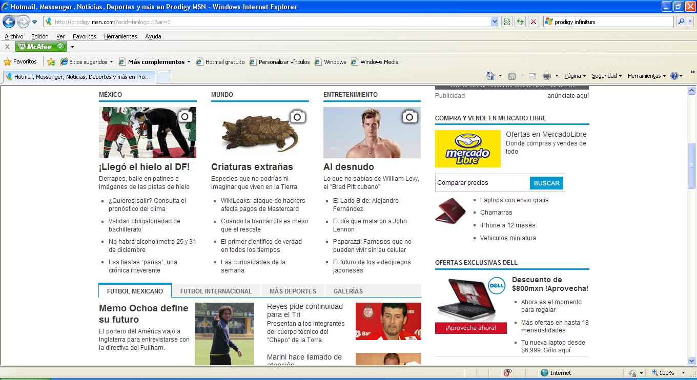 Gadgets y Tecnologia: Nuevo Aspecto de Prodigy MSN
