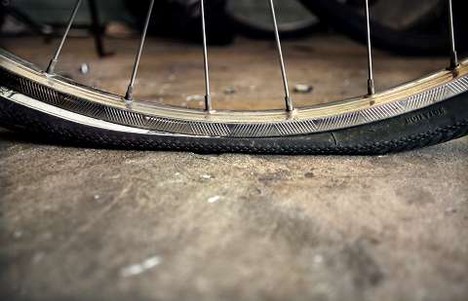 Utsikt mot Stureplan: Punktering