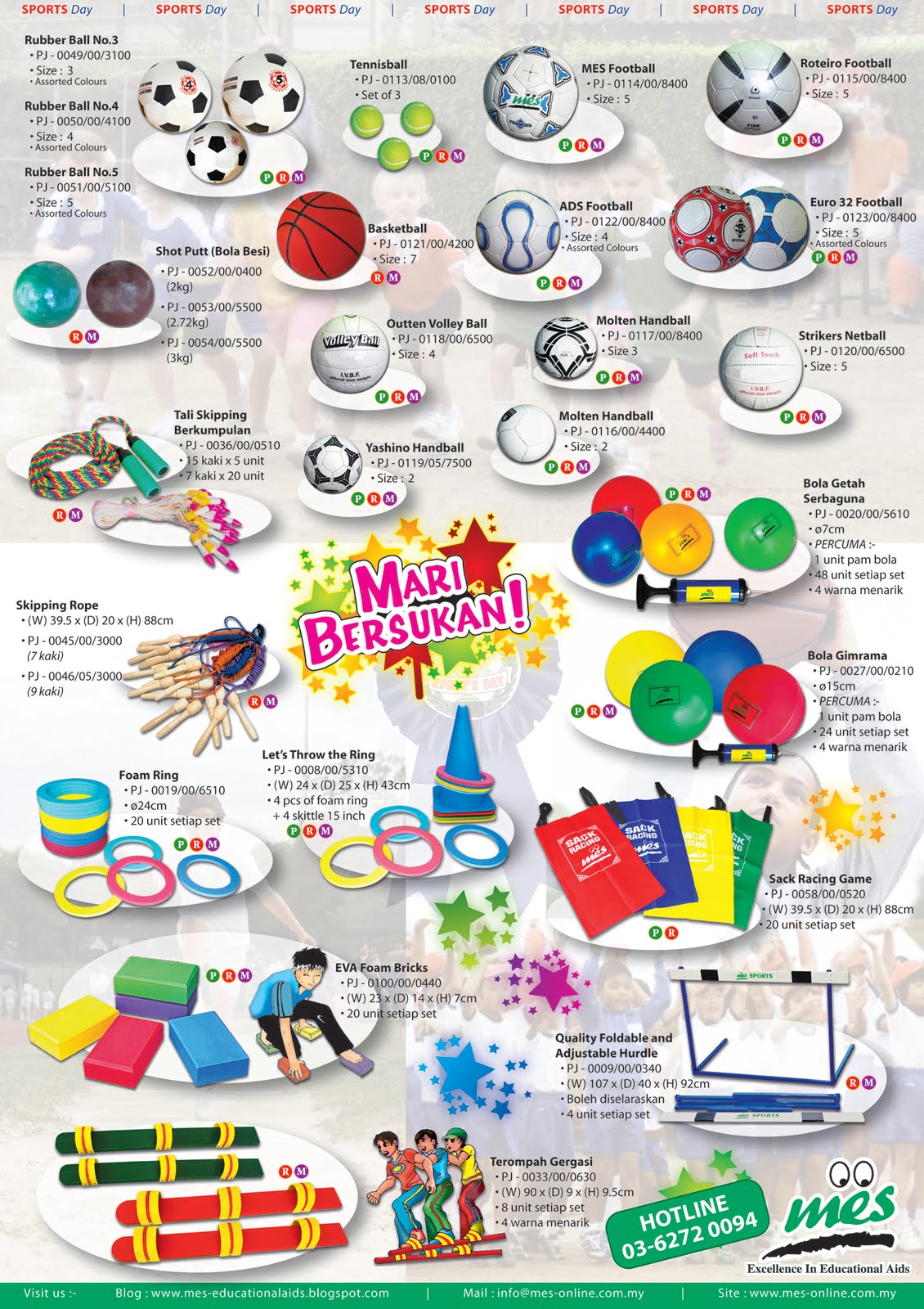 Makmur Educational Supplies Sdn Bhd: MARI BERSUKAN!! SPORTS DAY!!