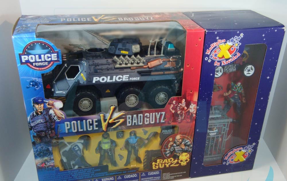 JoMi toys: Police vs Bad Guyz Deluxe Armour Car Playset