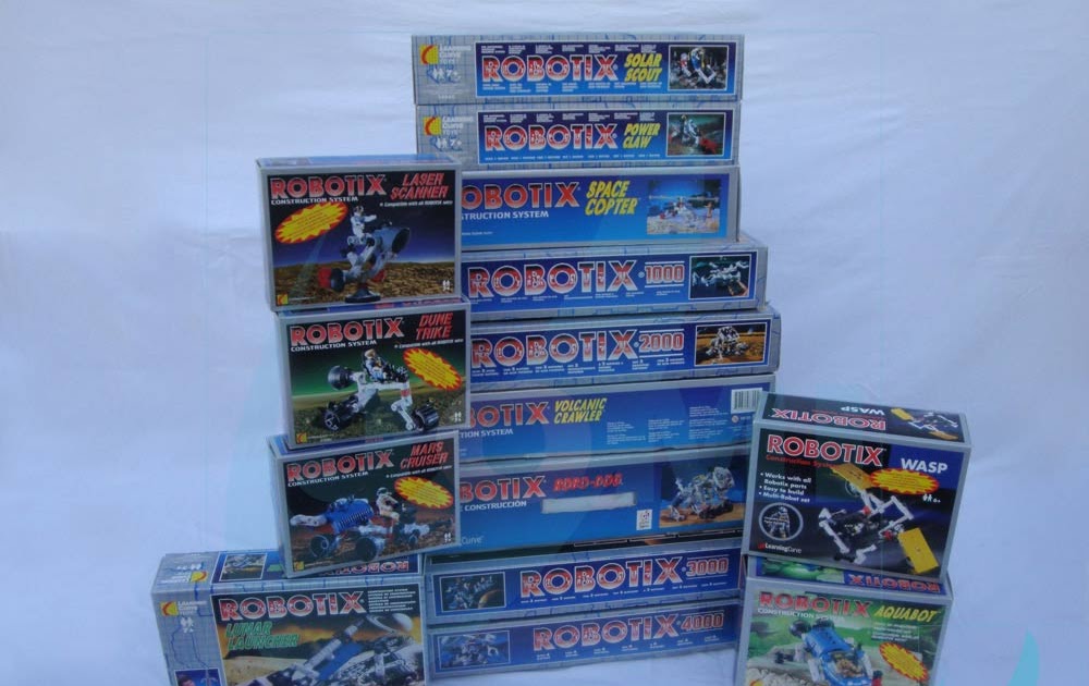 JoMi toys: MB Learning Curve ROBOTIX sets - Overview Preview