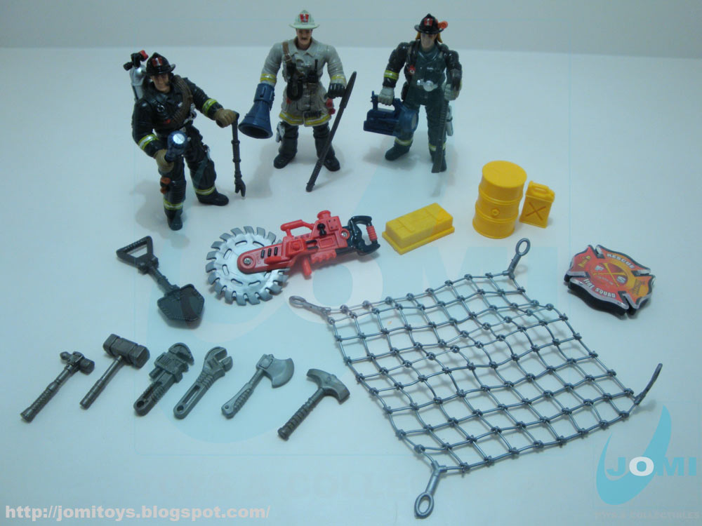 JoMi toys: Fire Squad Rescue Team Fire Fighters Playset #1