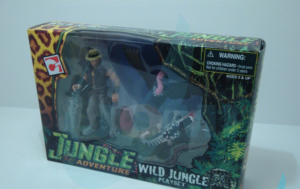 JoMi toys: Jungle Adventure Wild Jungle Playset - Hefty Nicky