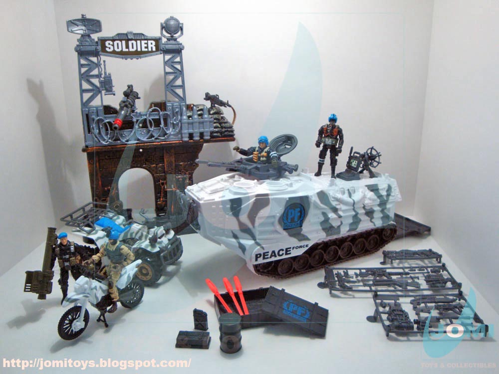 JoMi toys: Peace Force Steel Badger Playset
