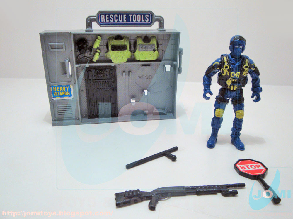 JoMi toys: Police & Fire Rescue Team Playset - Locker - Bootleg