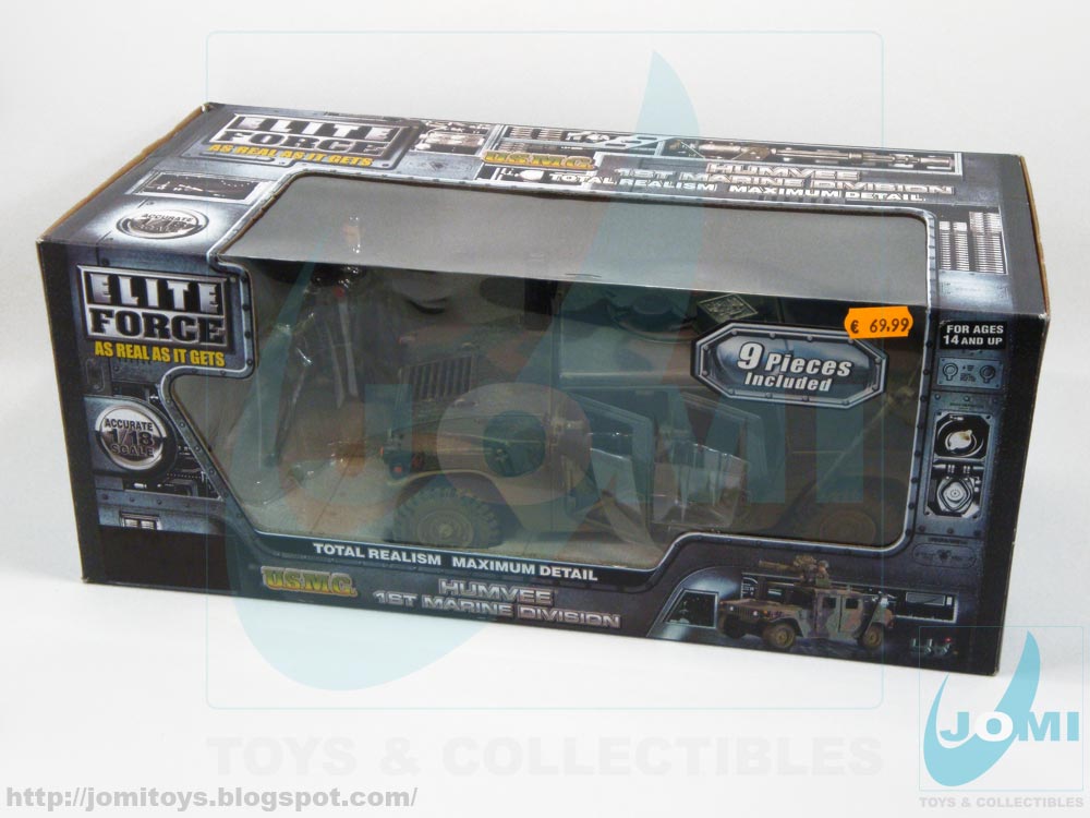 JoMi toys: Elite Force Humvee - 1st Marine Division
