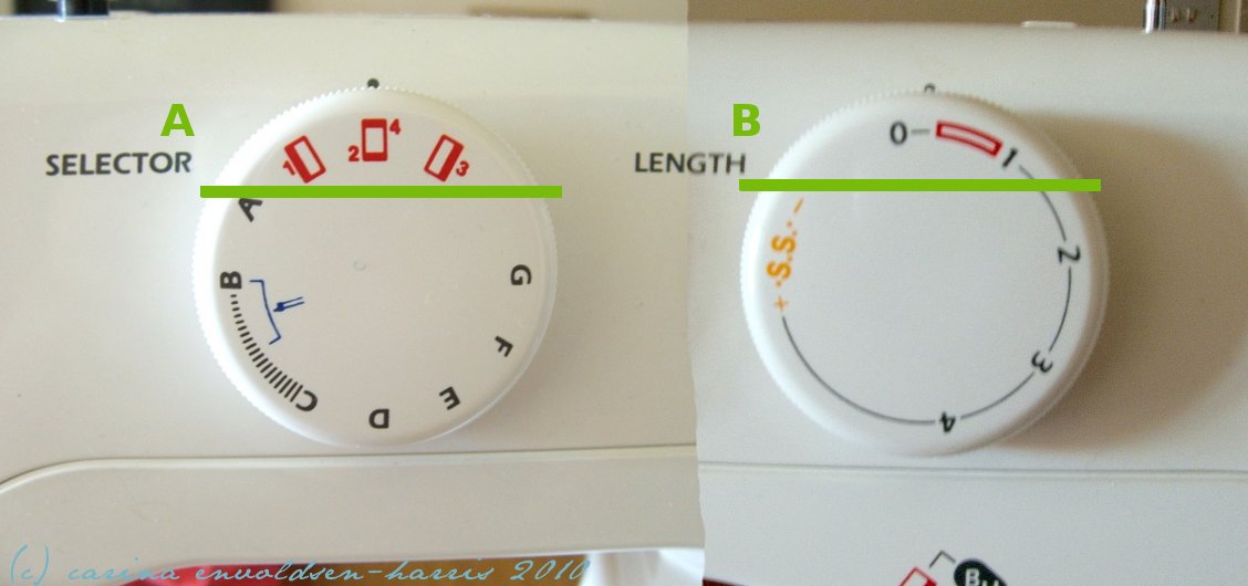 Tutorial: Buttonholes on sewing machine – Carina's Craftblog