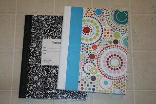 The McGinnis Message: Decoupaged composition notebook