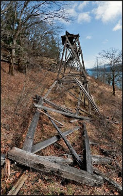 The Broughton Lumber Flume