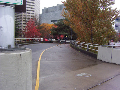 Ghost Ramps of Portland: Hawthorne Bridge Ghost Ramp