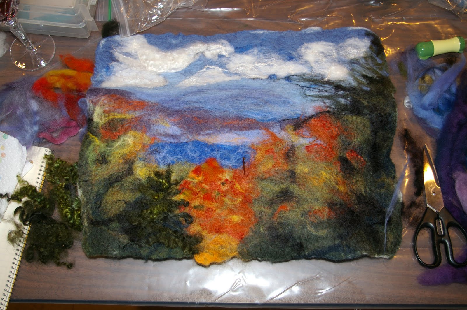 Felt Inspiration: Teaching landscape