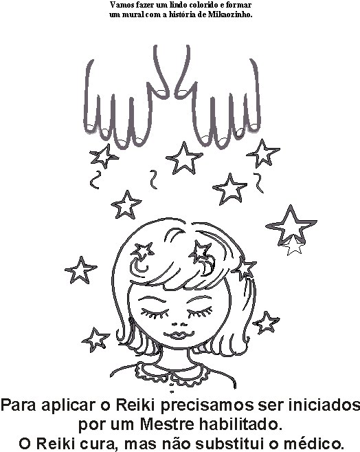 Mikaozinho - Livros de Reiki para Crianças e Espiritualidade : COLORIR