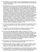 A Quick Look at Actual Modeling & Talent Agency Contracts