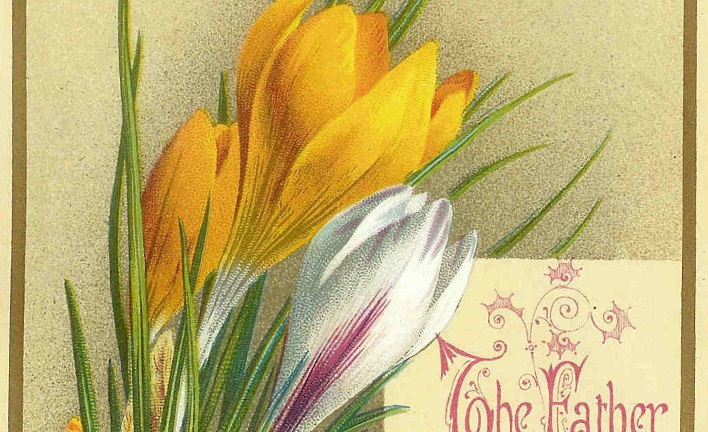 Antique Images: Free Flower Clip Art: Religious Scripture on Antique ...