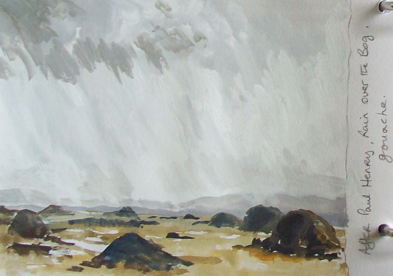 Drawing etc: Paul Henry, Irish landscape painter
