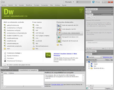 Adobe Dreamweaver CS5 Portable [Español] ~ HTML adicto