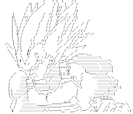 Japanese Ascii Art.image: mario