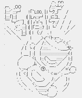 Japanese Ascii Art.image: Doraemon