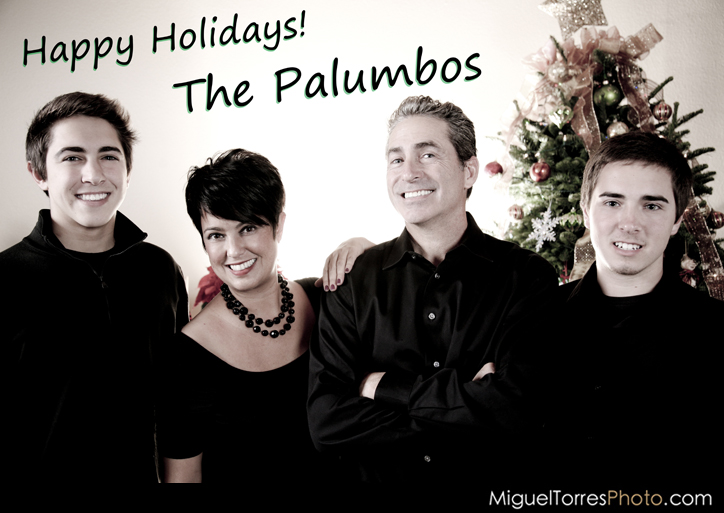Miguel Torres Photo: Palumbo Family Holiday Portrait Card | Portrait ...