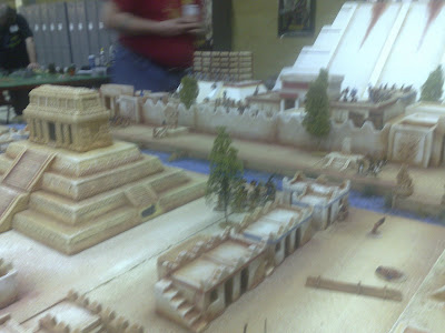 Tony does stuff: Aztec game at Warfare Wargames Show - Reading 2007