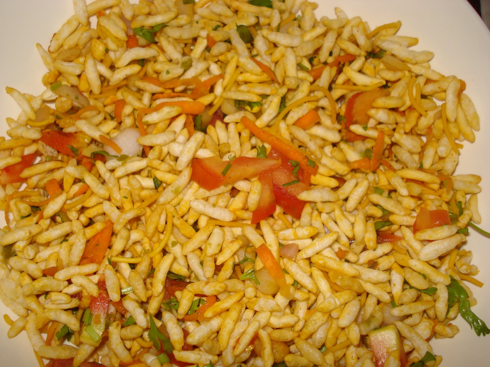 CHURMURI / TOMATO BORUGULU / PUFFED RICE SNACK / BHARA MASALA BORUGULU ...