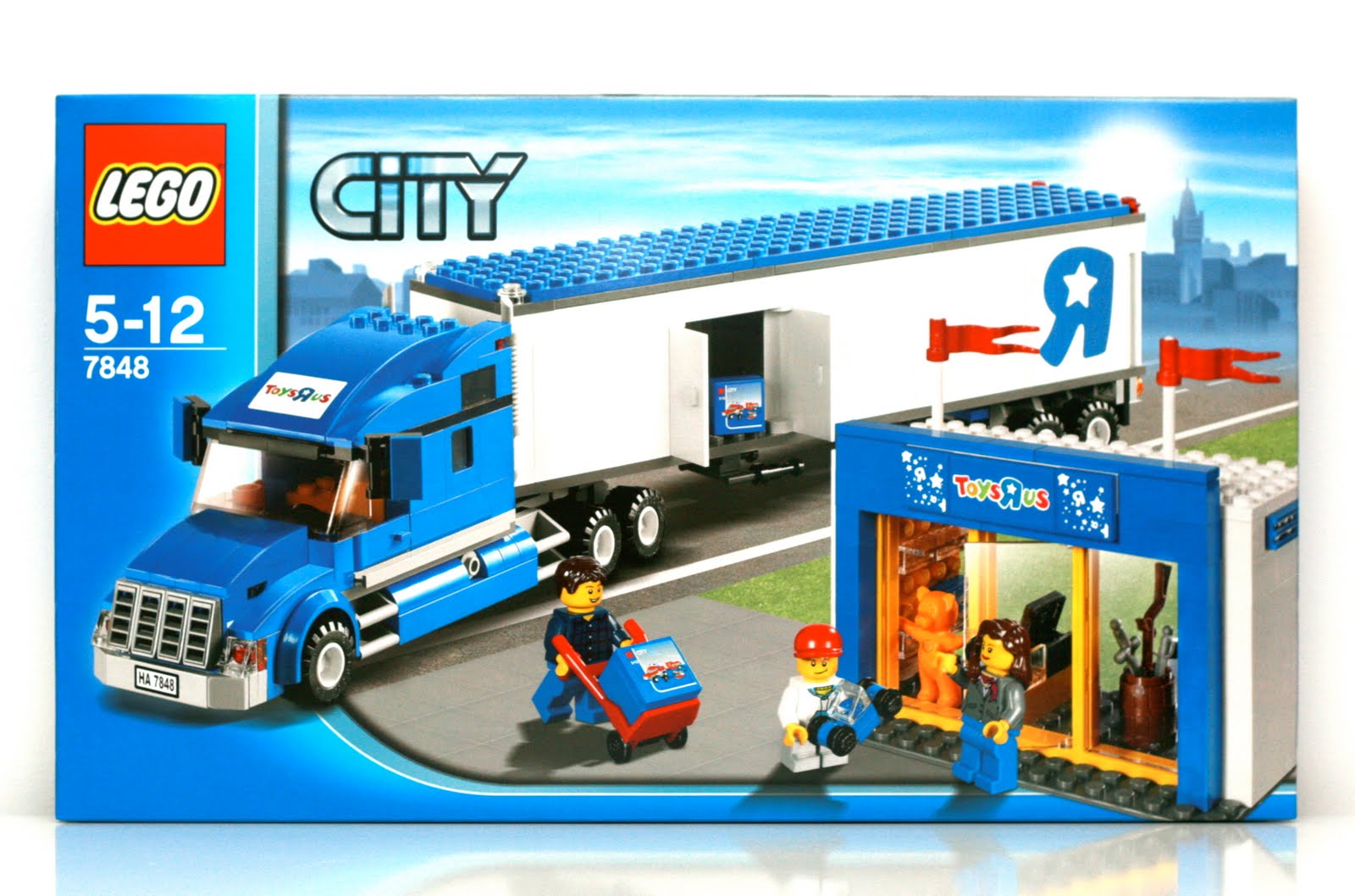 Maniac des LEGO: Review LEGO City : Set 7848 - Camion Toys'R'Us