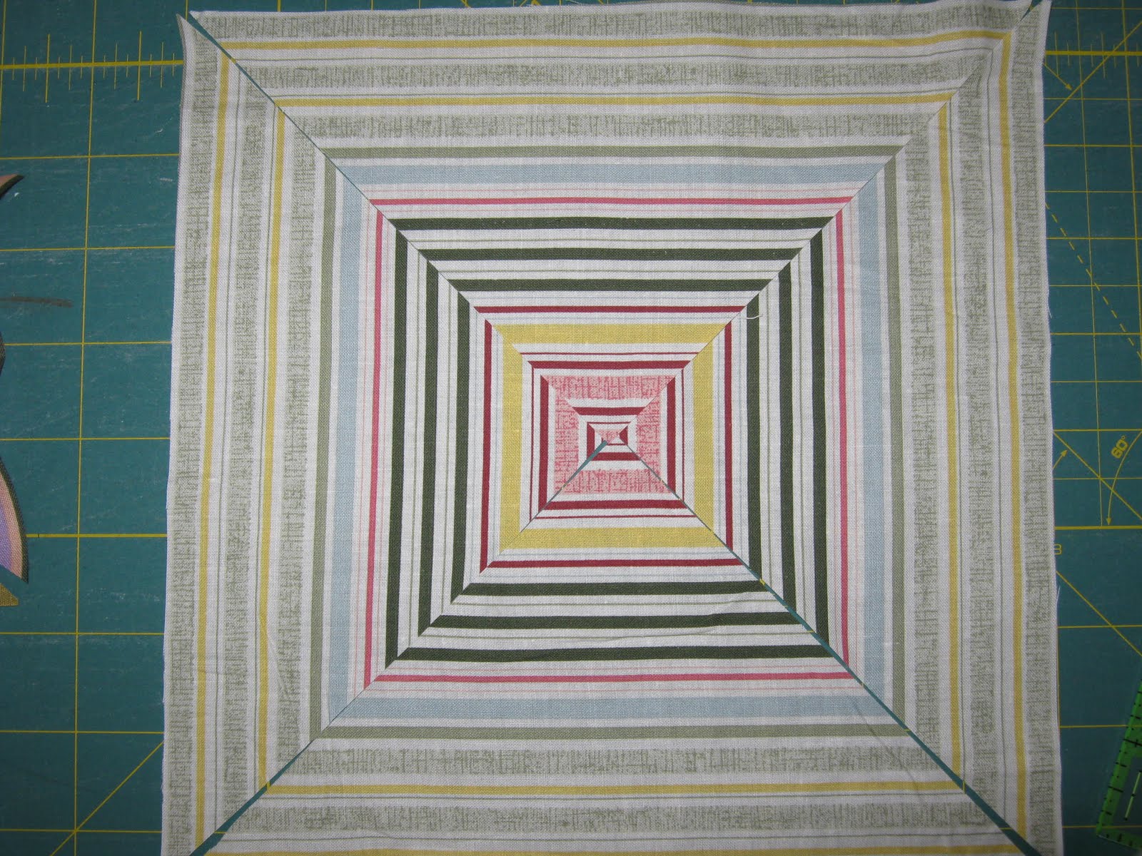 Love Laugh Quilt: striped inspiration