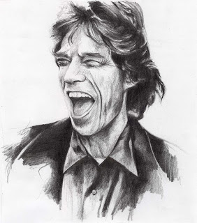 The Illustrations of Becky Routley: Mick Jagger